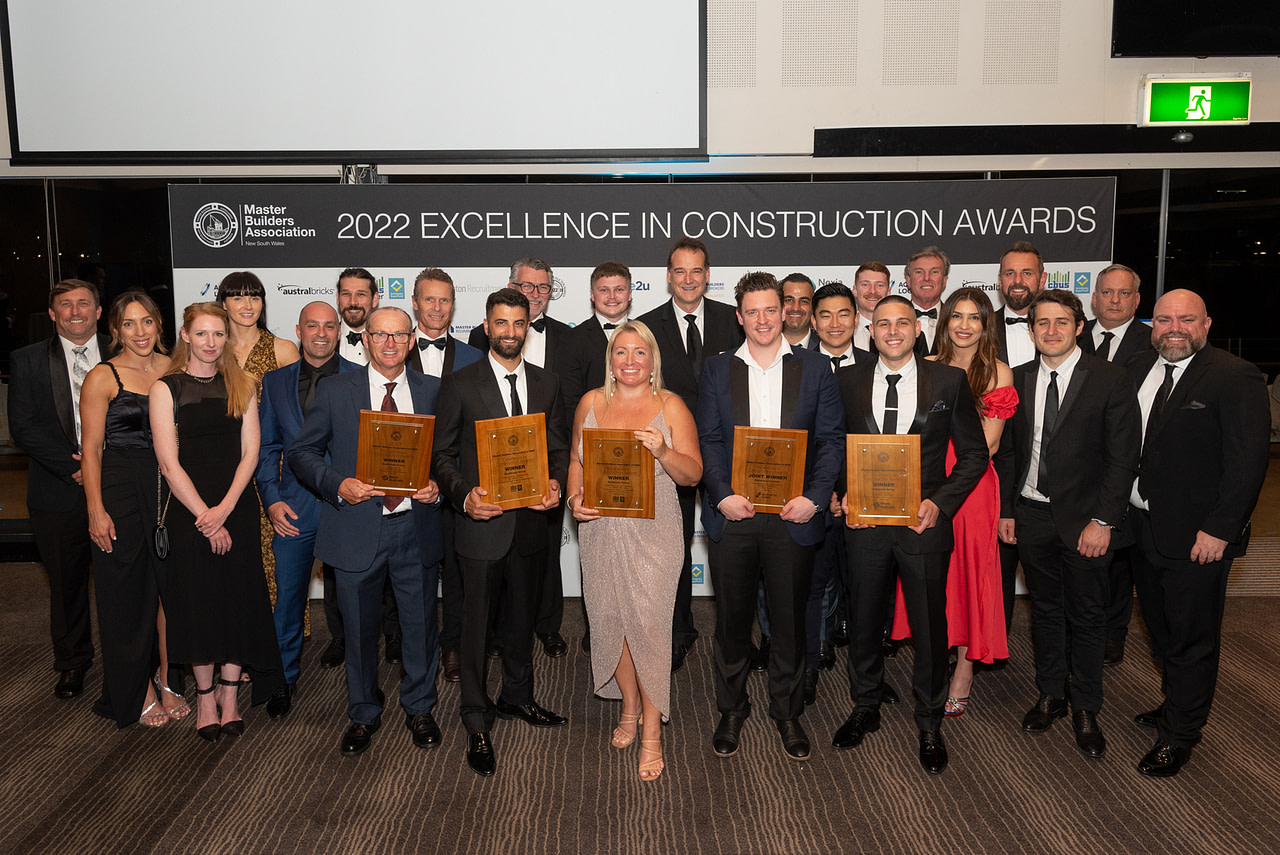 Buildcorp takes home five awards at the MBA NSW 2022 Awards Night ...